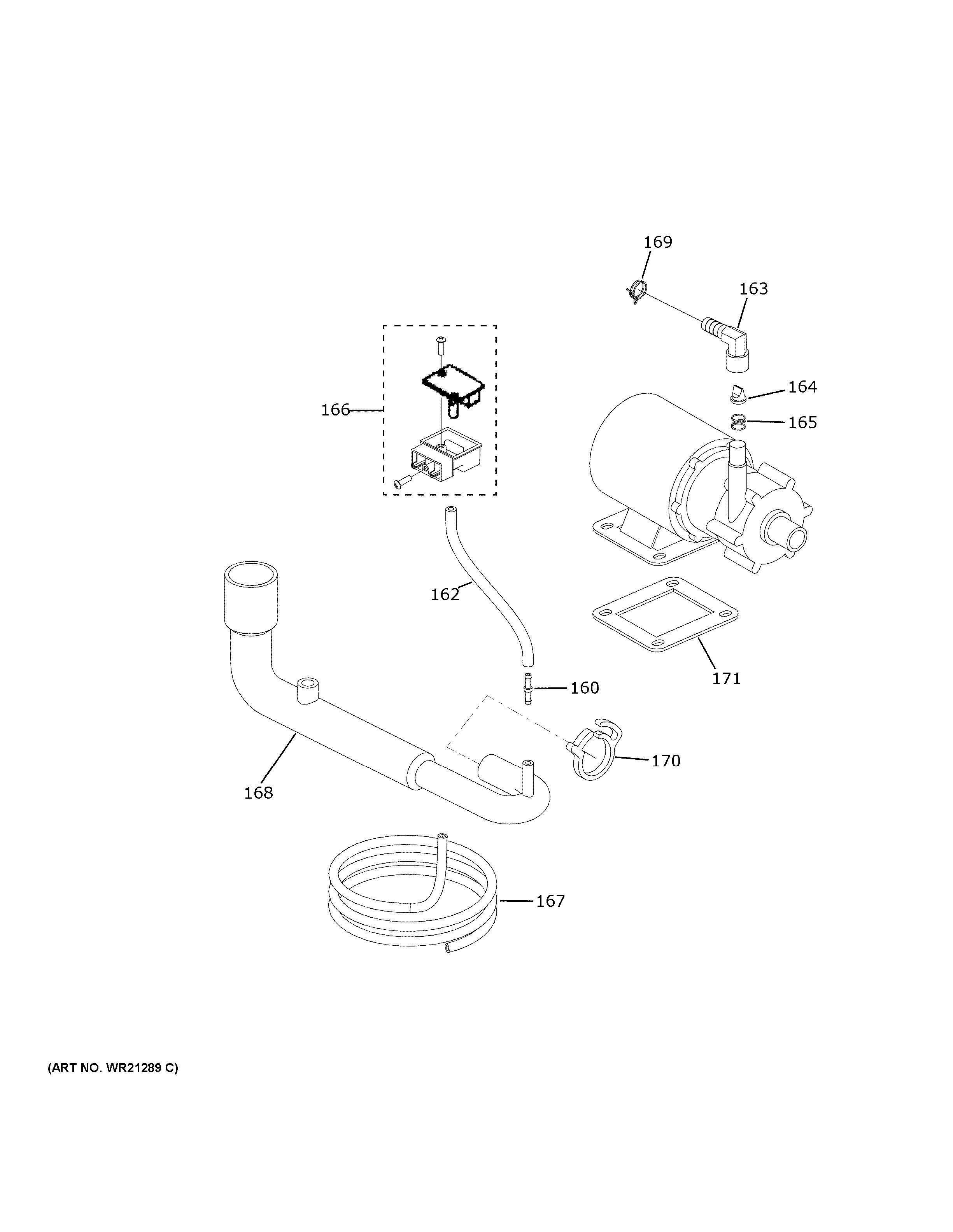 Assembly View for UPK4 - PUMP KIT | UNC15NPRBII