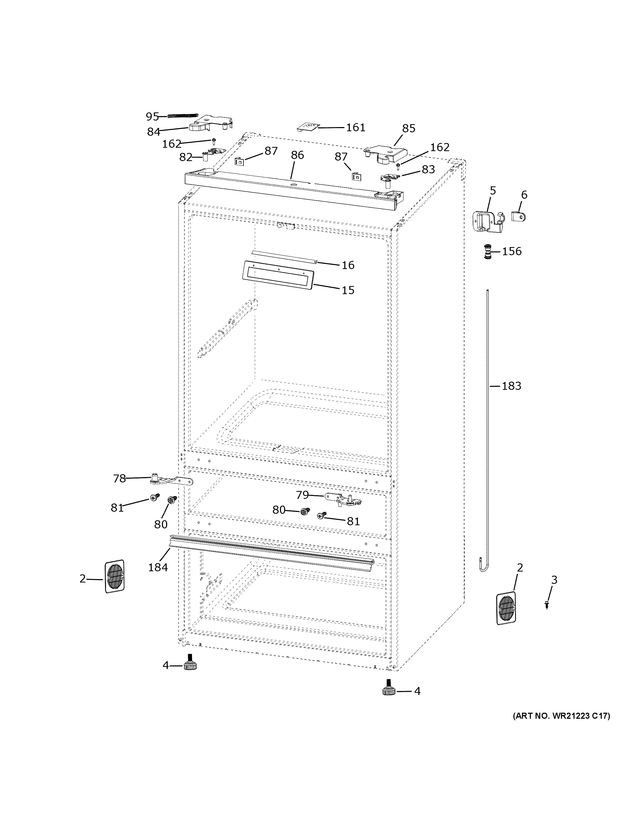 Assembly View for CASE PARTS | PVD28BYNFFS