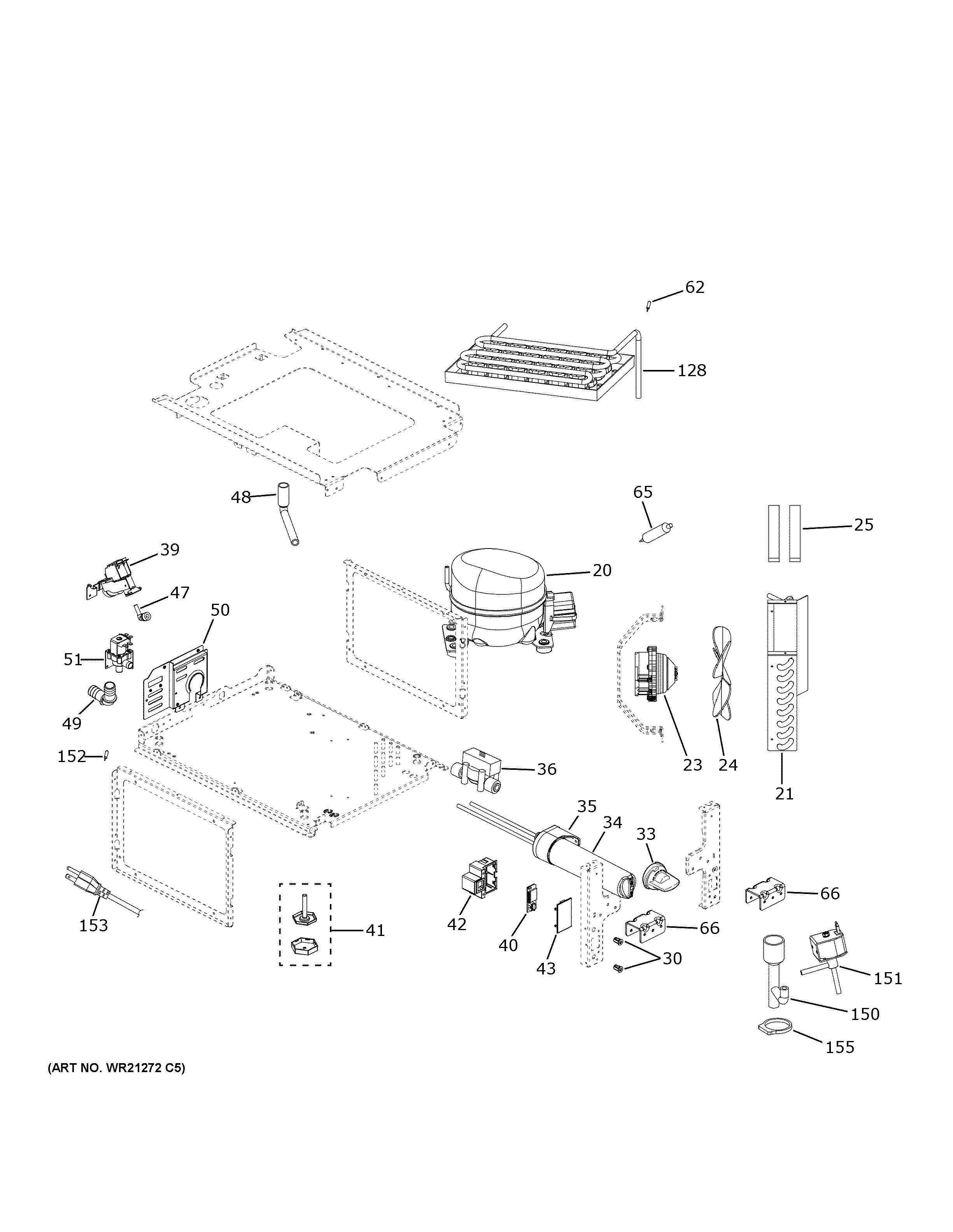 Assembly View for MACHINE COMPARTMENT | UCC15NPRBII