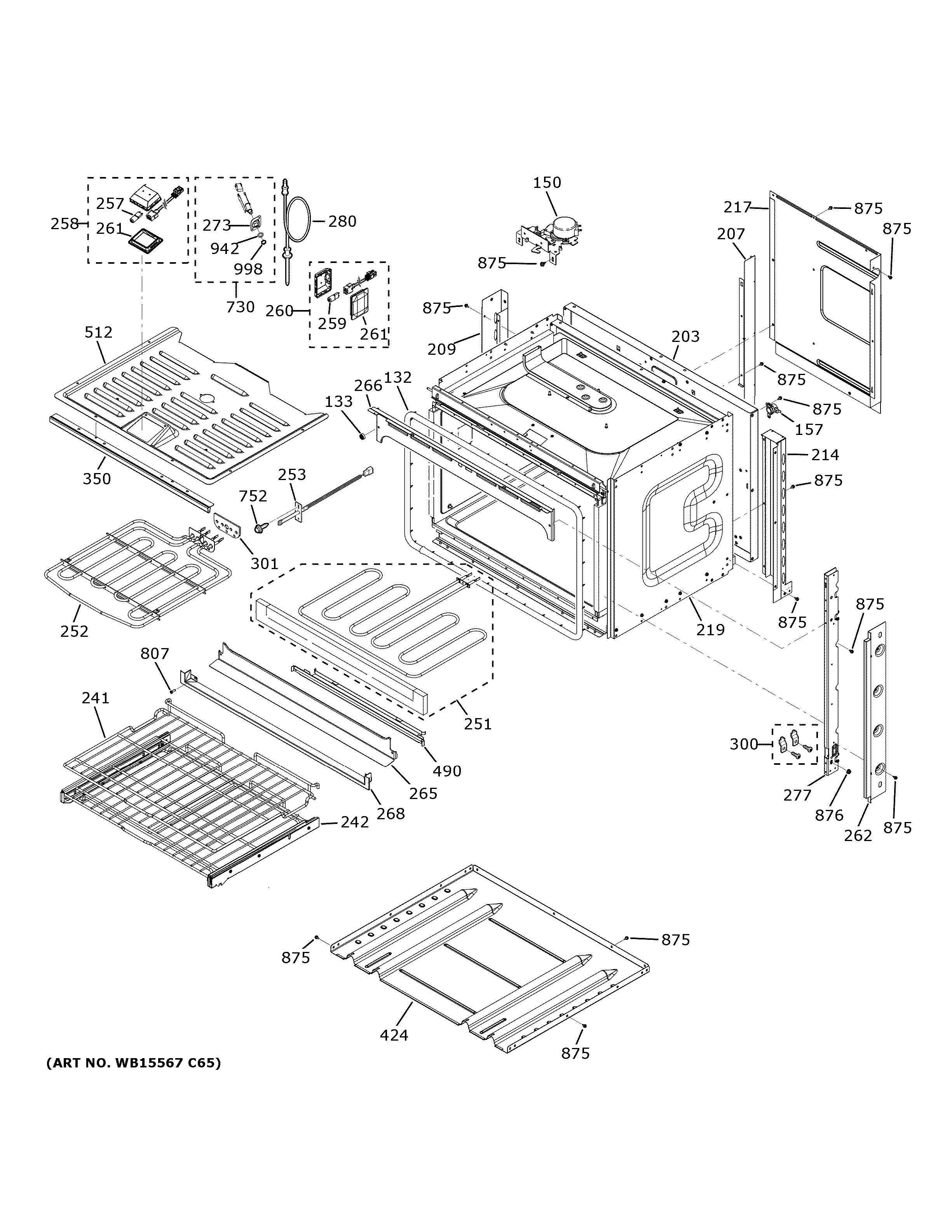Assembly View for BODY PARTS | CTS70DP2N2S1