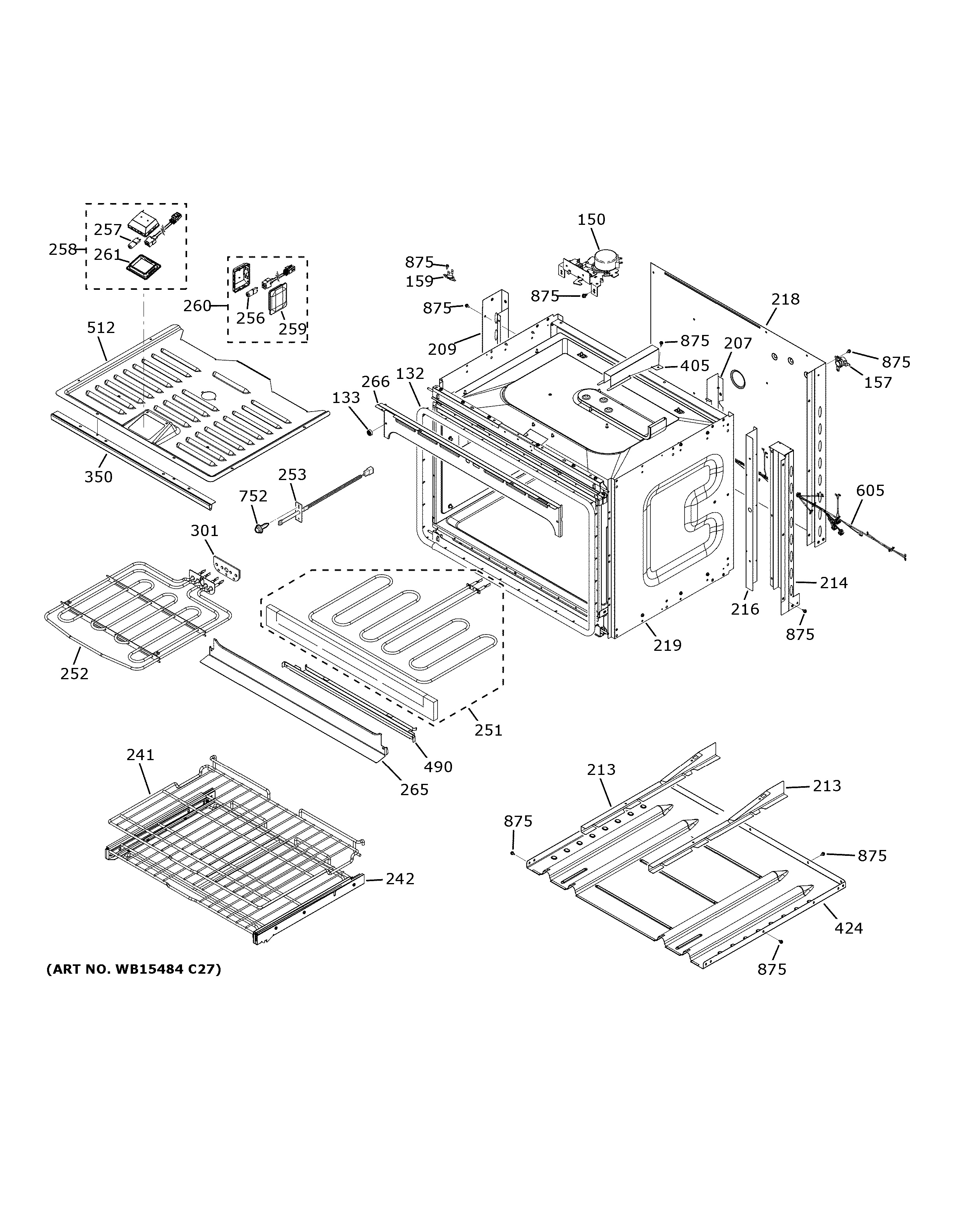 Assembly View for LOWER OVEN | PTD7000SN2SS